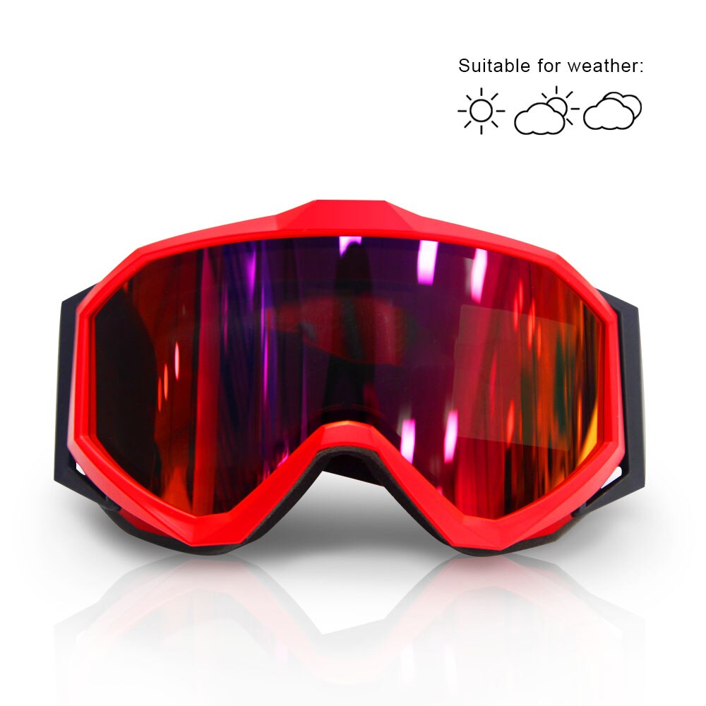 Ski Goggles UV400 Spherical Double Layers With Bor... – Grandado
