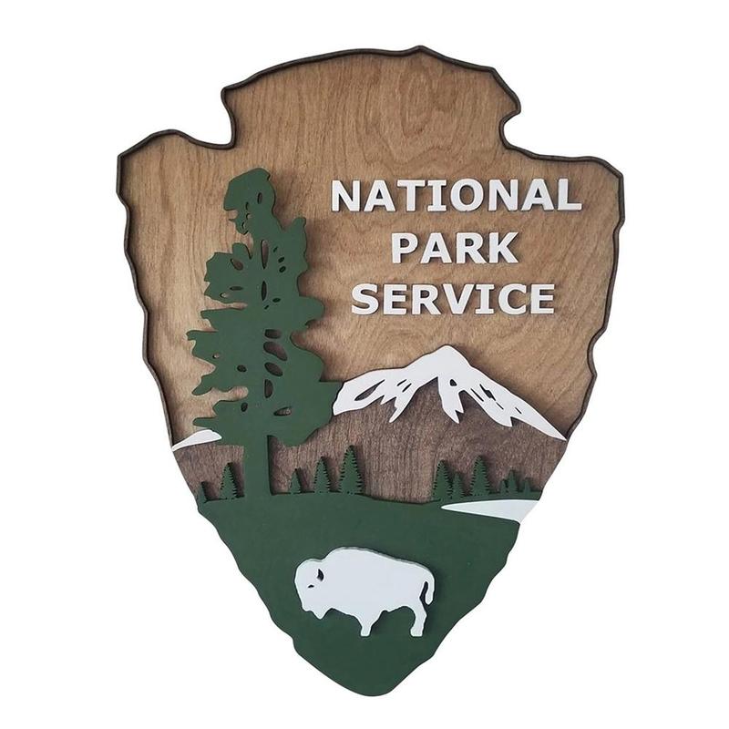 Flecha de servicio de Parque Nacional para exterio... – Grandado
