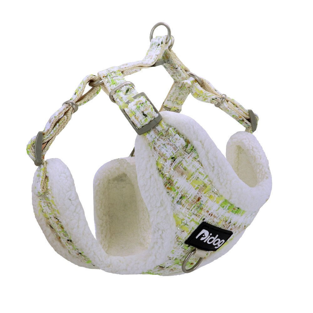 Warm Dog Harness Leash Set Soft Fleece Thick Pug P... – Vicedeal