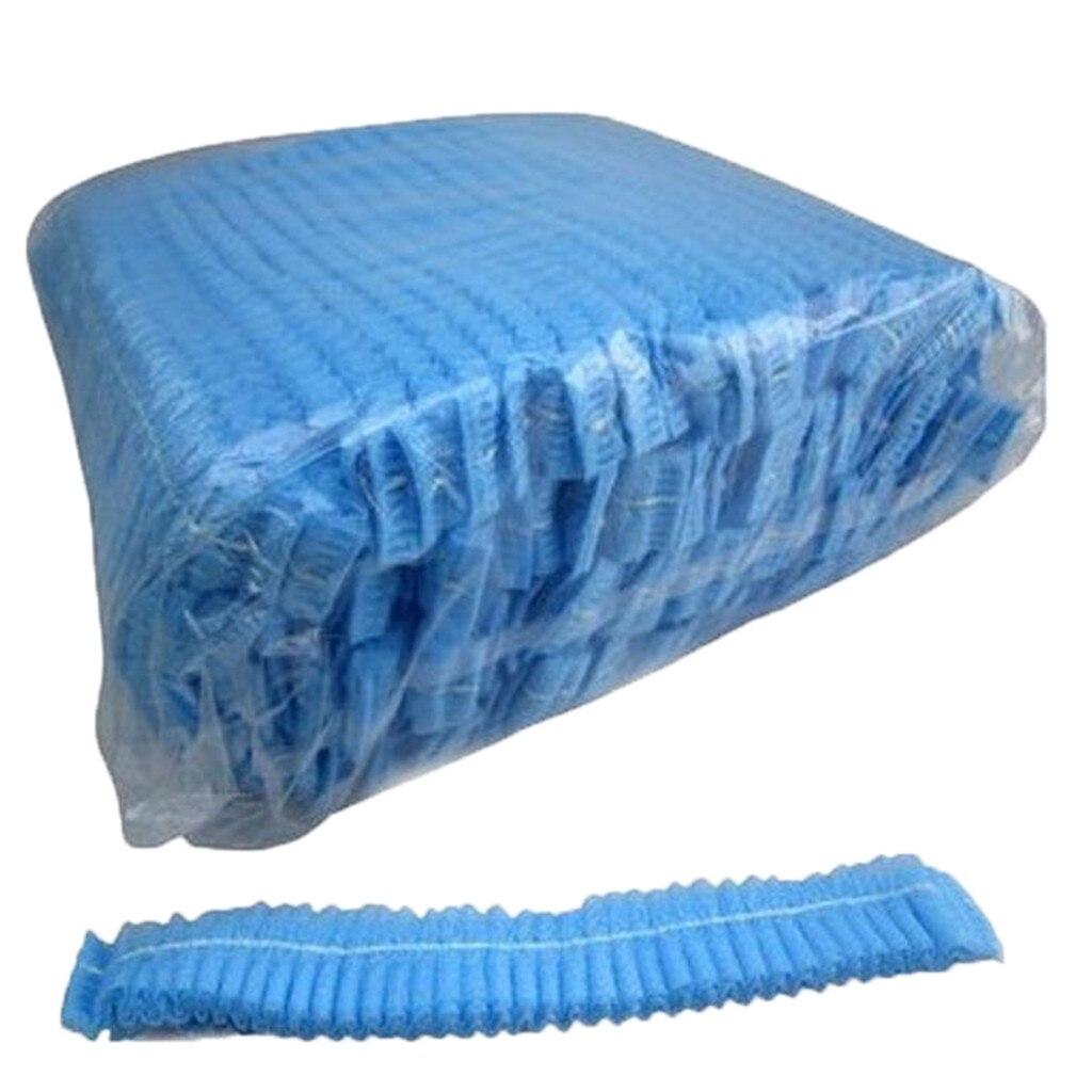 100Pcs Disposable Nonwoven Protective Cap Nurse Ha... – Grandado