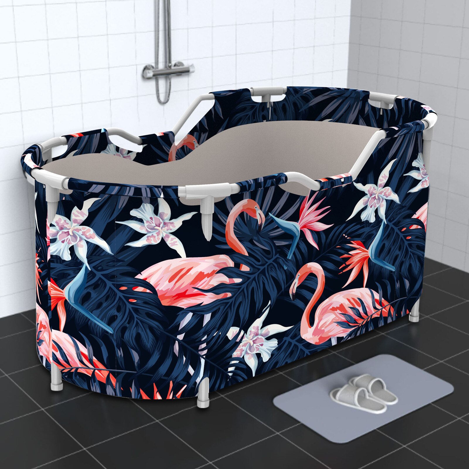 2 Persons Foldable Bathtub Flamingo Home Spa Bath ... – Grandado