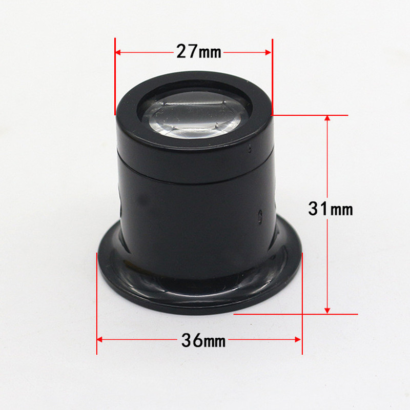Monocular Magnifying Glass 10X Portable Loupe Lens... – Grandado