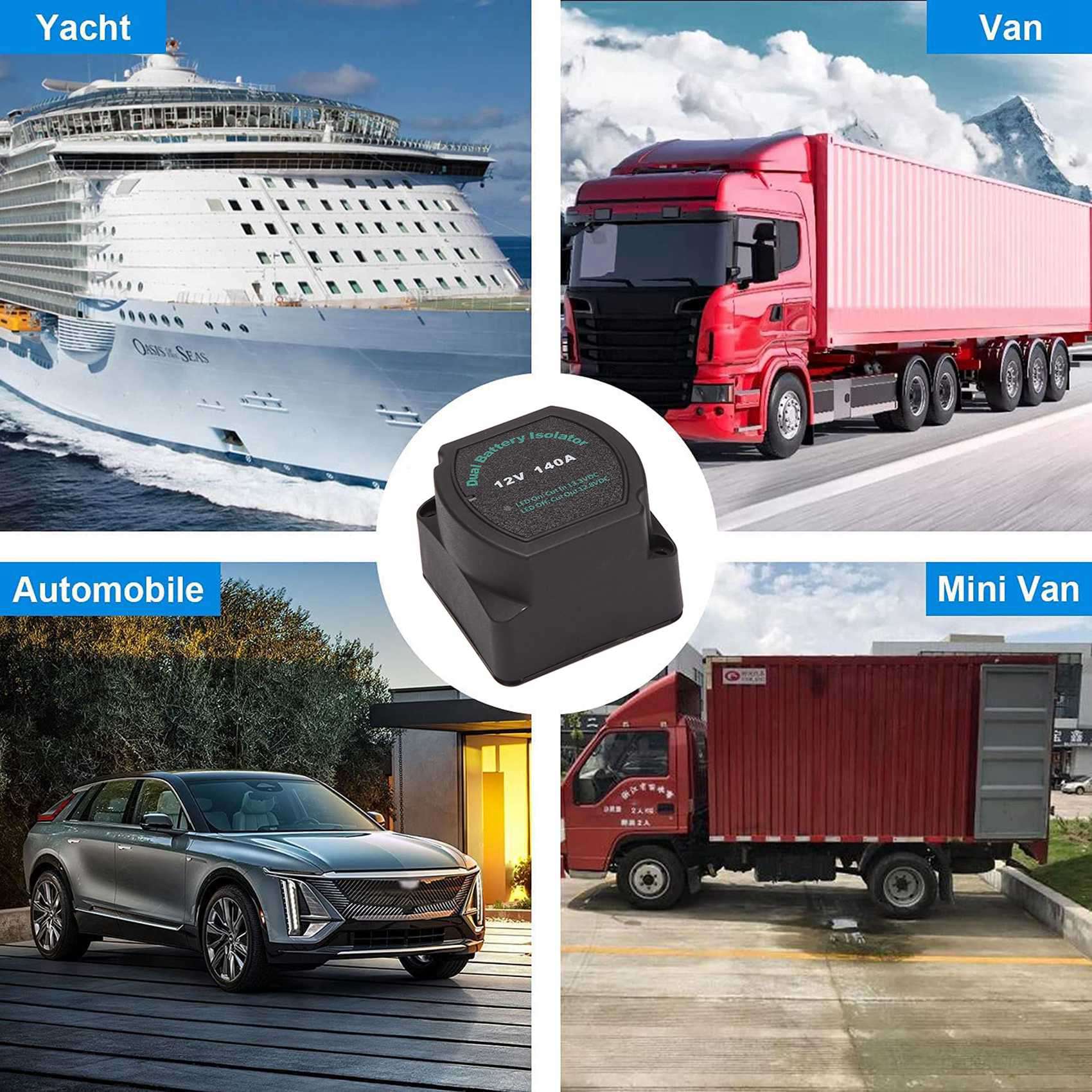 12V 140Amp Voltage Sensitive Relay VSR Double Batt... – Grandado