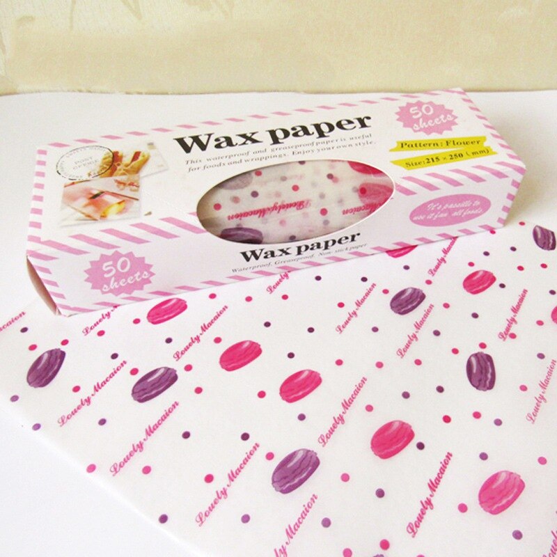 50 feuilles de papier ciré de alimentaire papier g... – Grandado