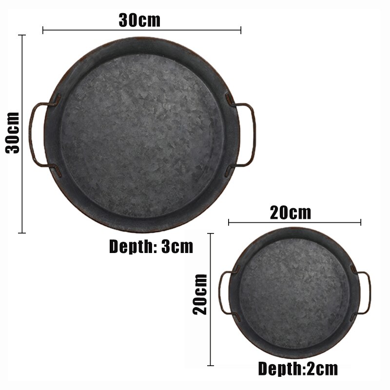 Plateau à pain français Vintage en métal européen,... – Grandado