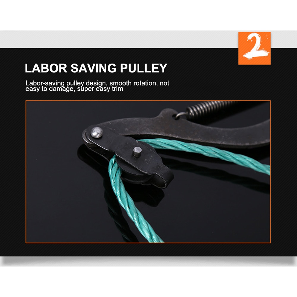 ABEDOE Dual Pulley High Branch Scissors Garden Far... – Vicedeal