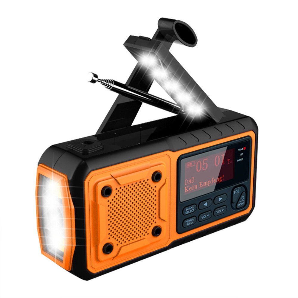Emergency Radio Solor Hand Crank Radio portátil FM... – Grandado