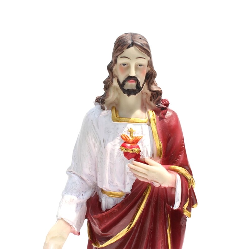 Jesus Figure 12 Inch Resin Statue Sculptures Renai... – Grandado