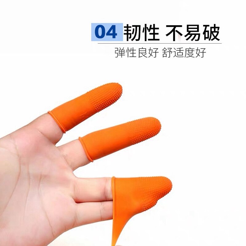 100pcs Latex Finger Golves Antiskid Rubber Finger ... – Vicedeal