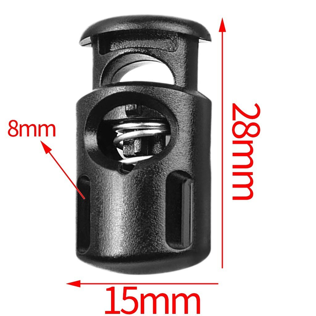 Rope Cord Locks Clip End Single Holes Luggage Lany... – Vicedeal