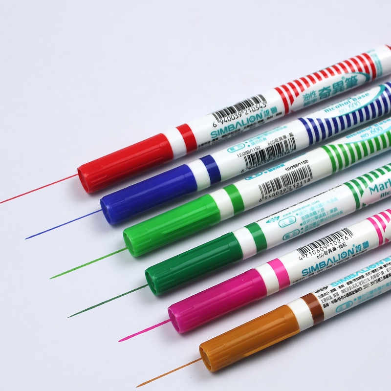 12 Colors/Set Simbalion Permanent Paint Markers, F... – Vicedeal