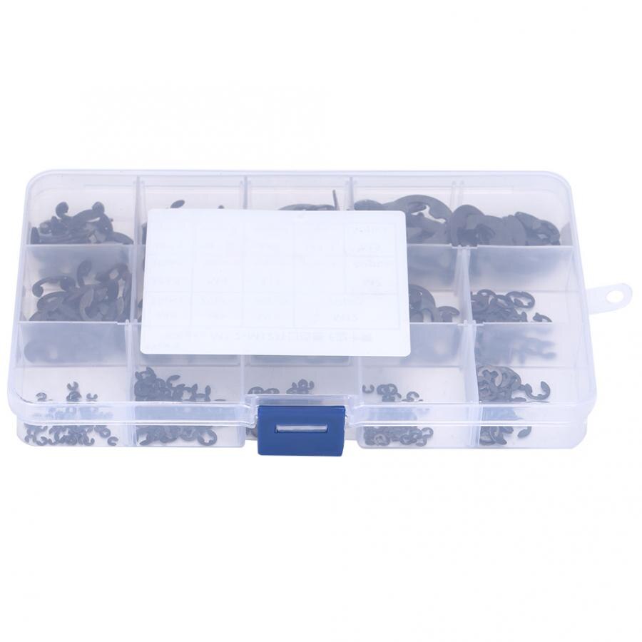 E Type Clip 480Pcs Ring Circlip Washer Black M1.2-... – Grandado