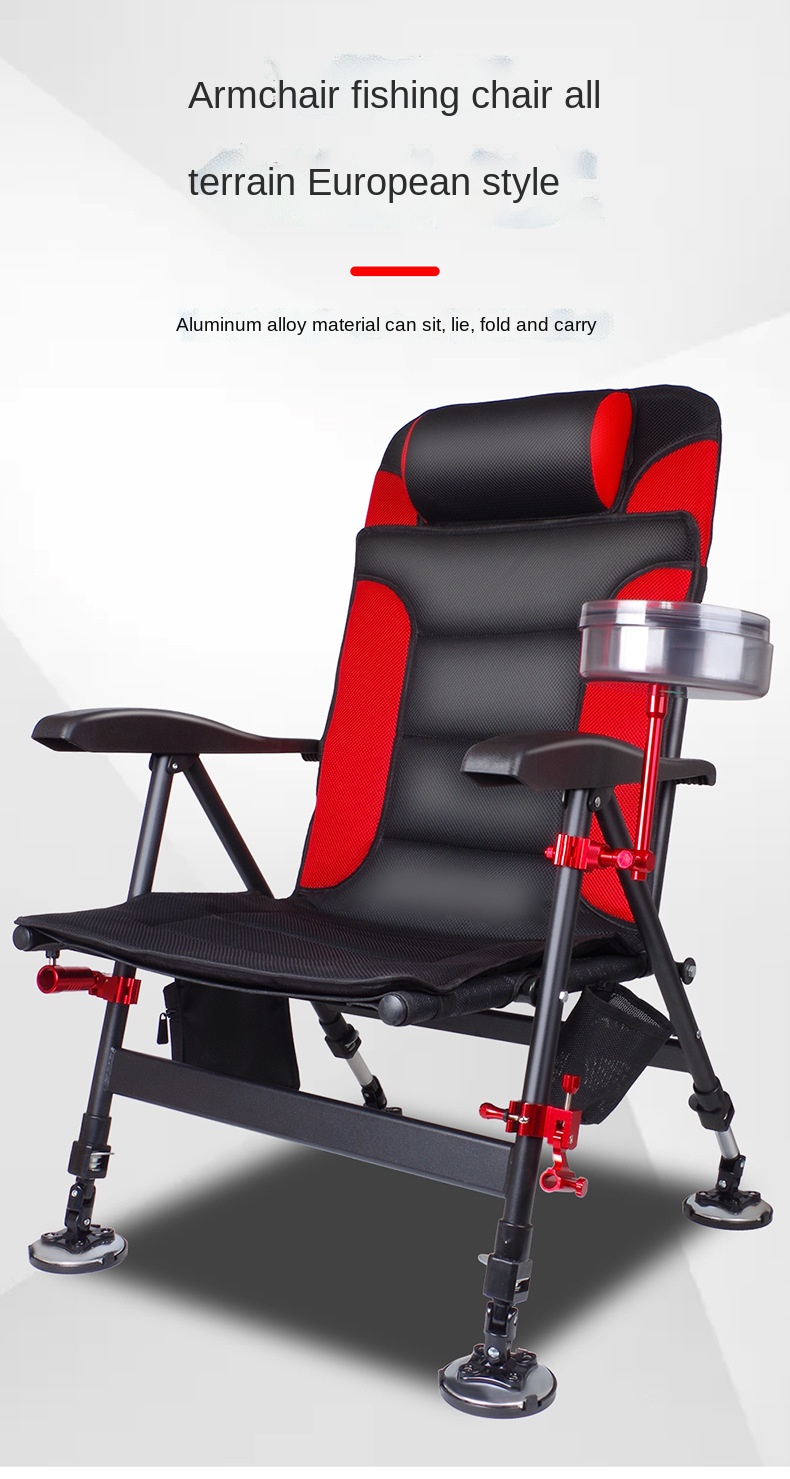 Fishing Chair Outdoor Beach Chair Foldable Fishing... – Vicedeal