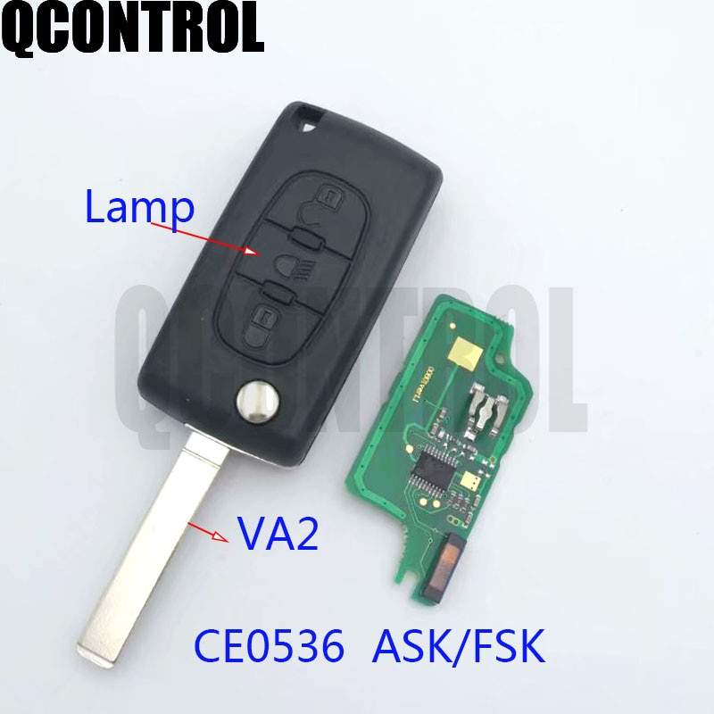 Qcontrol Afstandsbediening Flip Sleutel 433 Mhz Fi... – Vicedeal