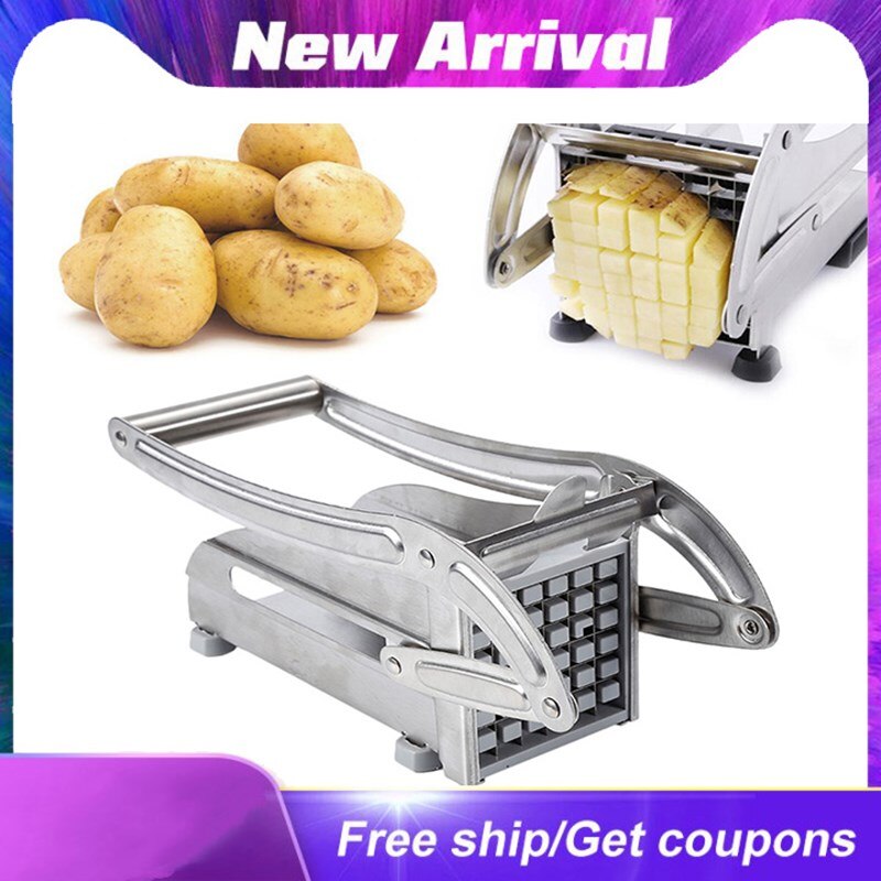 Stainless Steel Potato Cutter French Fries Cutting... – Vicedeal