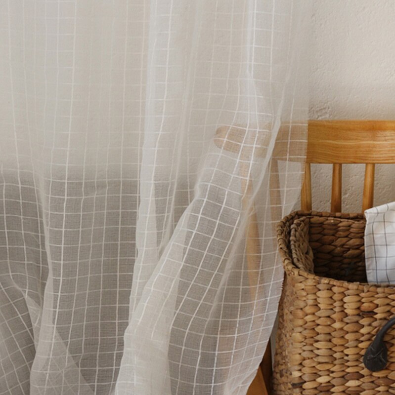 Yarn contemporary and contracted curtain window sc... – Grandado