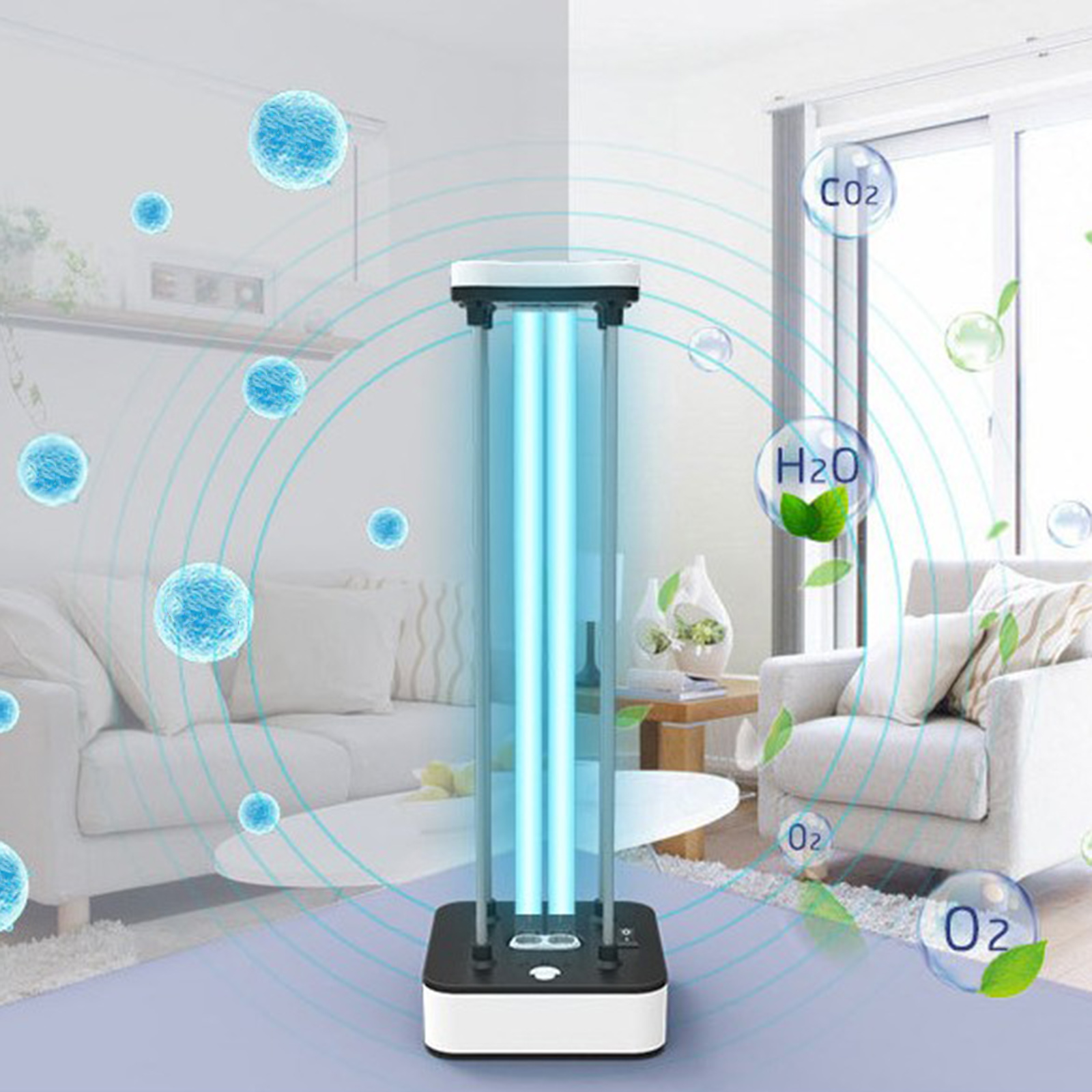 Ultraviolet Light UV Ozone Lamp Household with Rem... – Grandado