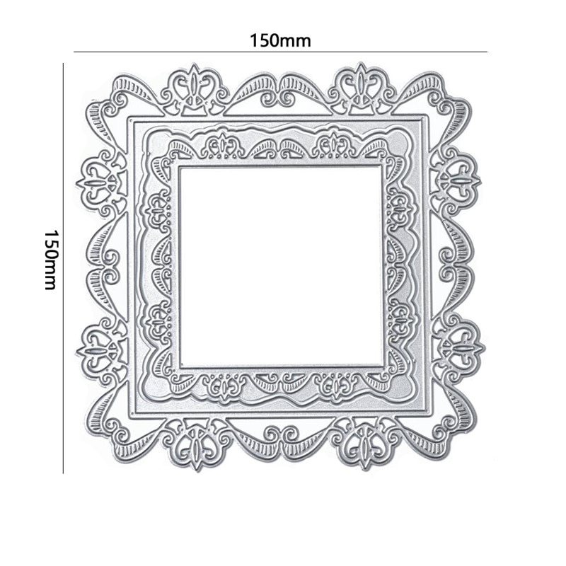 DiyArts Frame Dies Lace Border Metal Cutting Dies ... – Grandado