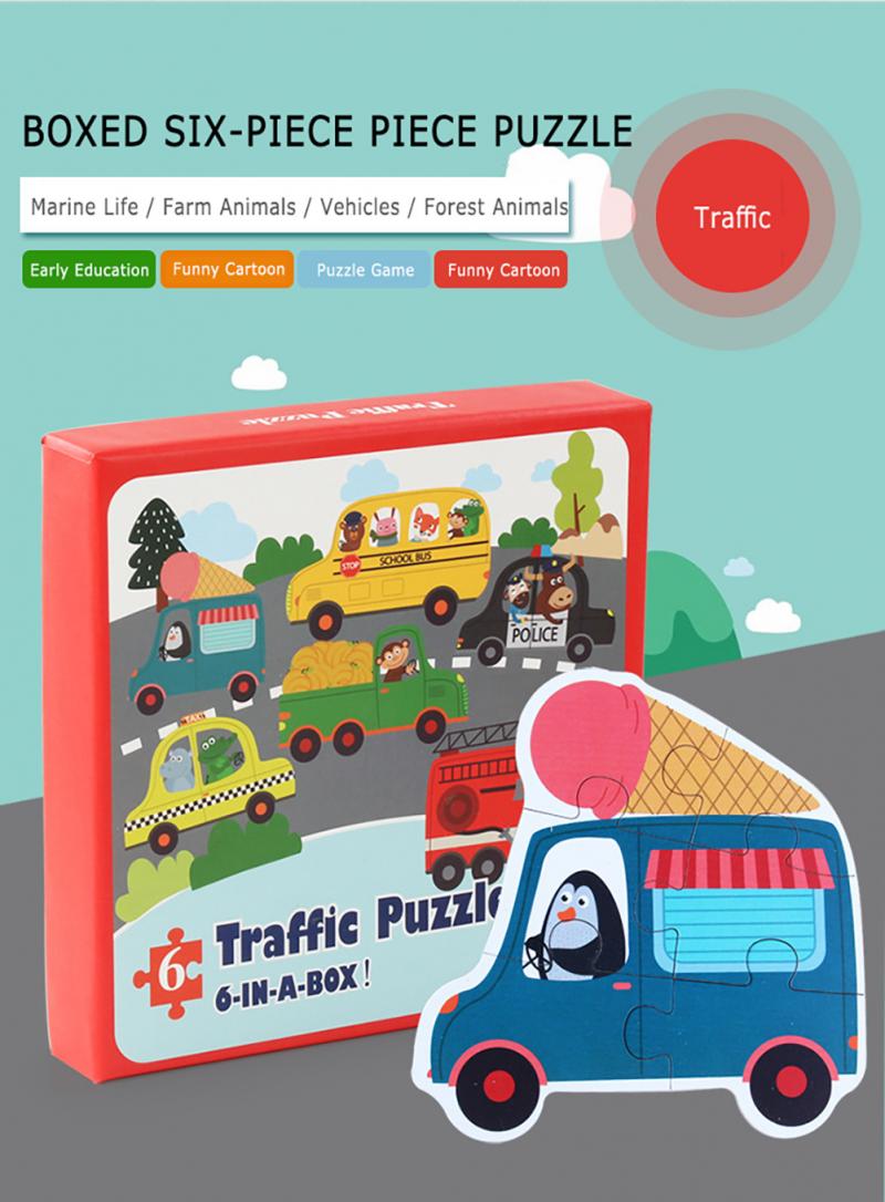 3D Puzzle Jigsaw Toys For Children Farm Transporta... – Grandado