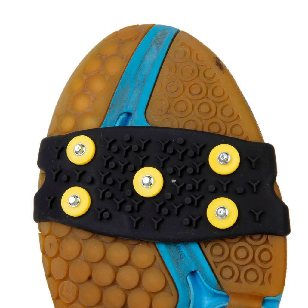 Anti-Slip 5- Ice Snow Shoe Grip Crampons Chain Cle... – Grandado