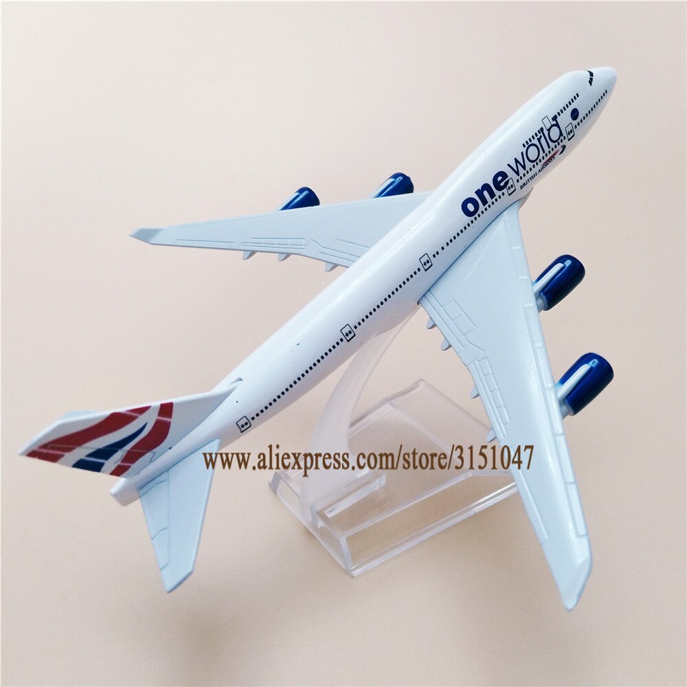 16cm Alloy Metal Air ONE WORLD British Airways B74... – Grandado