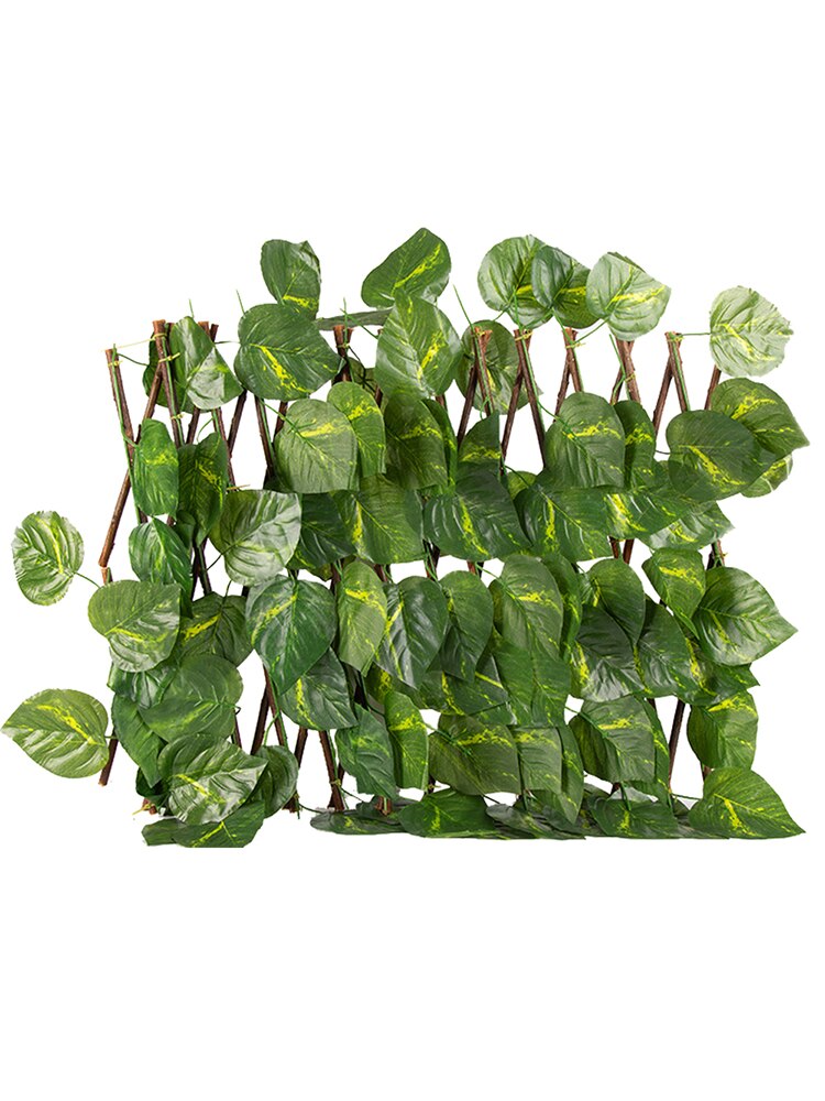 40*20cm Künstliche Garten Zaun Erweiterbar Faux Iv... – Vicedeal