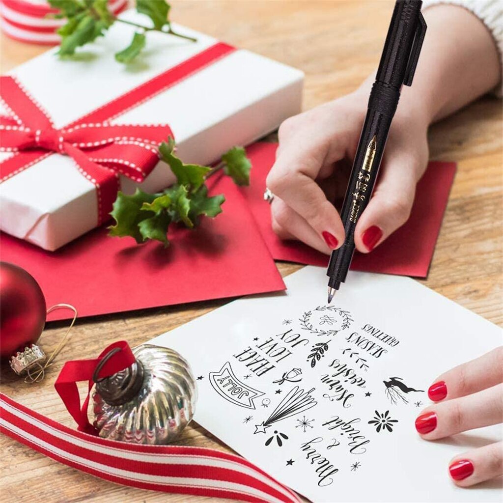 Calligraphy Pen Black Watercolor Painting Refillab... – Grandado