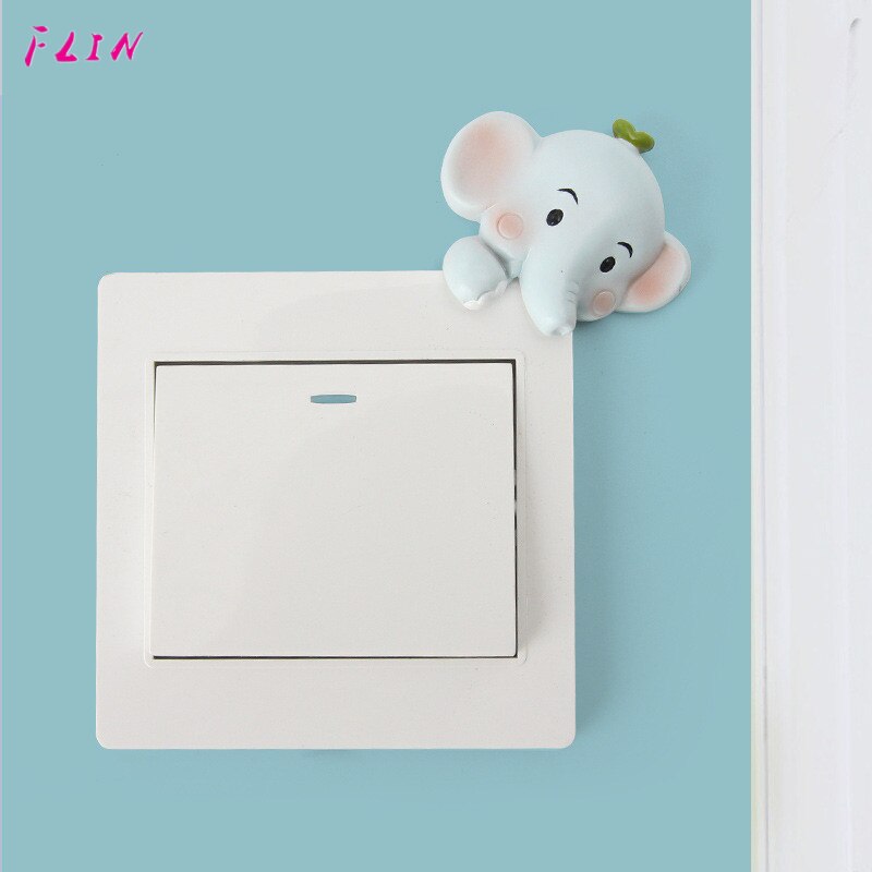 Cartoon Schattige Dieren Hars Schakelaar Sticker 3... – Grandado