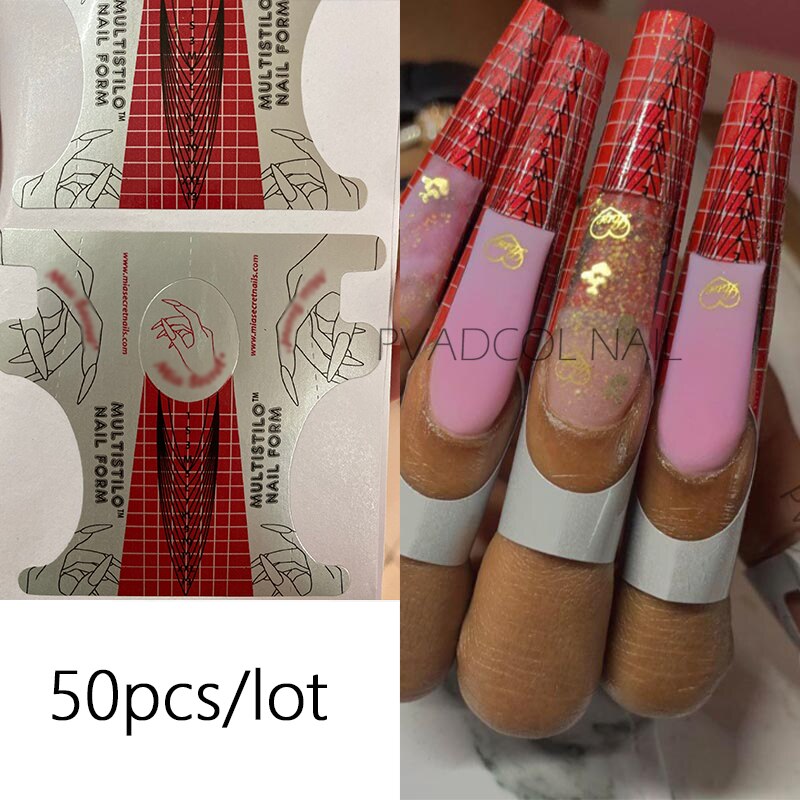 Nail Forms Tips Zelfklevende Langste Nagel Vorm Na... – Vicedeal
