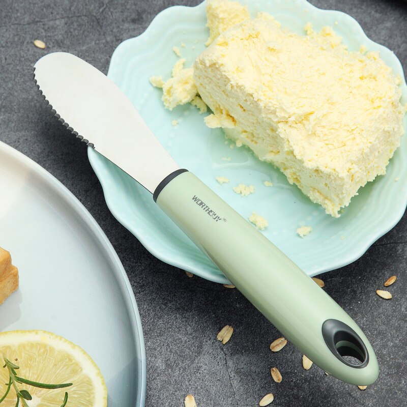 Stainless Steel Cheese Butter Knife With Plastic H... – Grandado