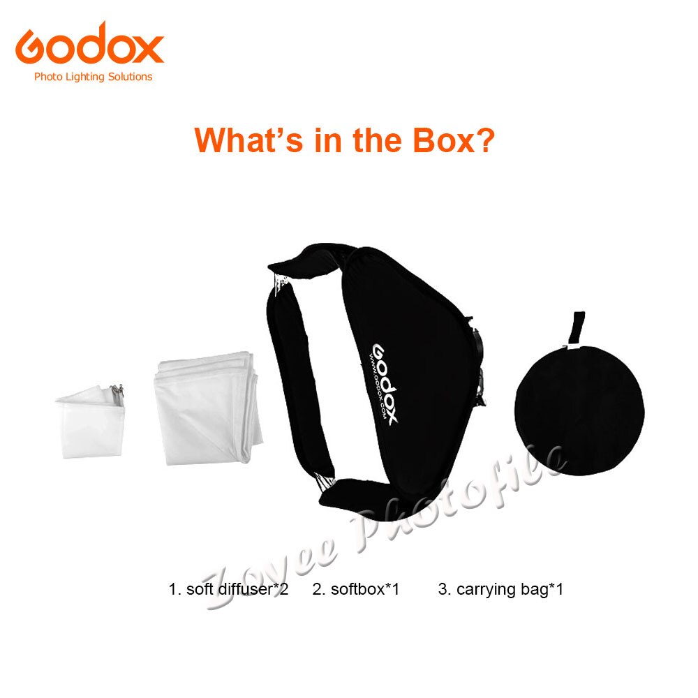 Godox 60x60cm 24" * 24" Softbox Bag Kit for S-Type... – Grandado