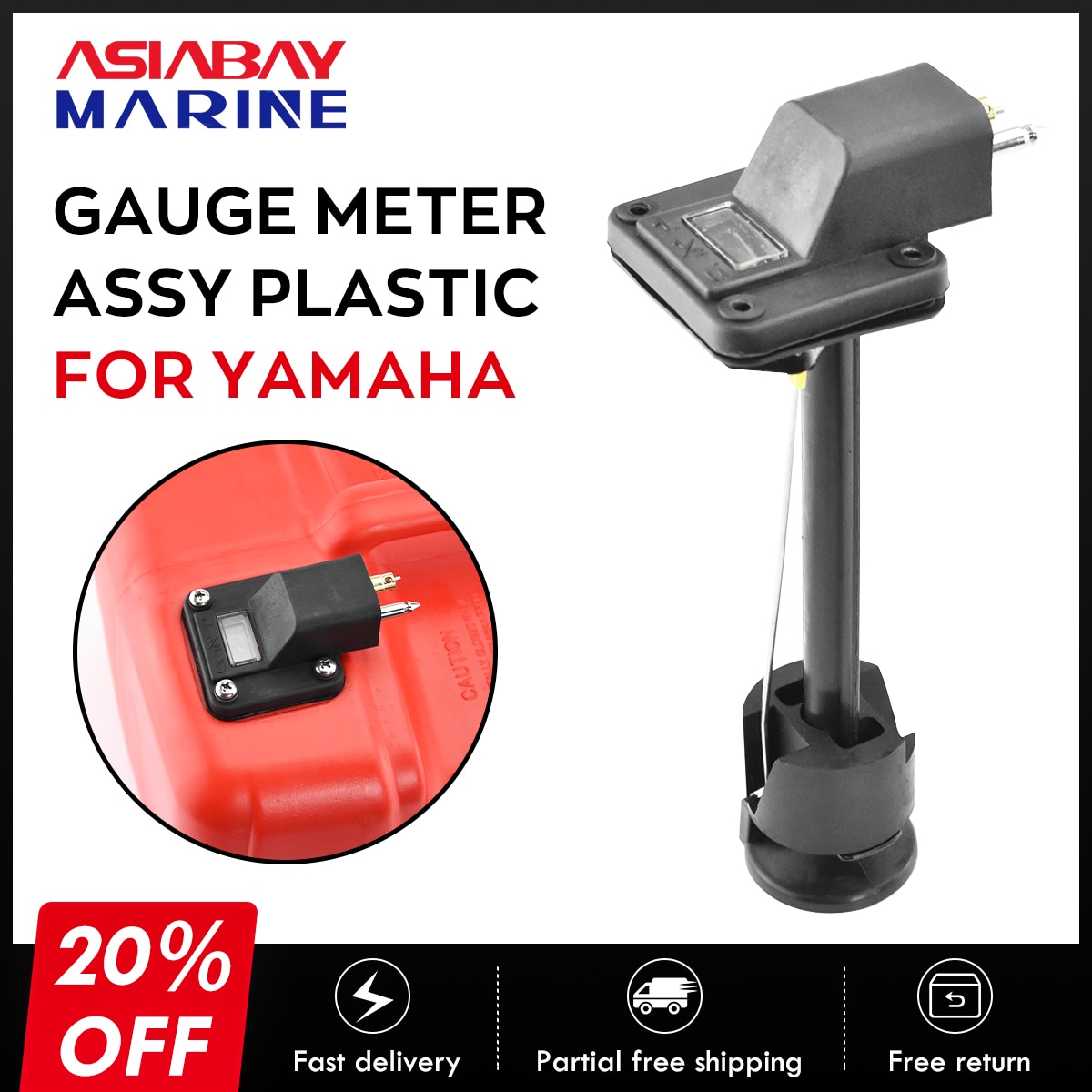 Gauge Meter Assy Plastic Voor Yamaha Hidea Parsun ... – Vicedeal