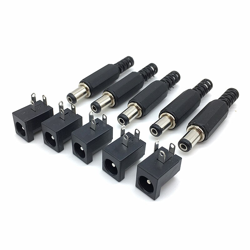 10PCS DC Power Connector pin 2.1x5.5mm Female Plug... – Grandado