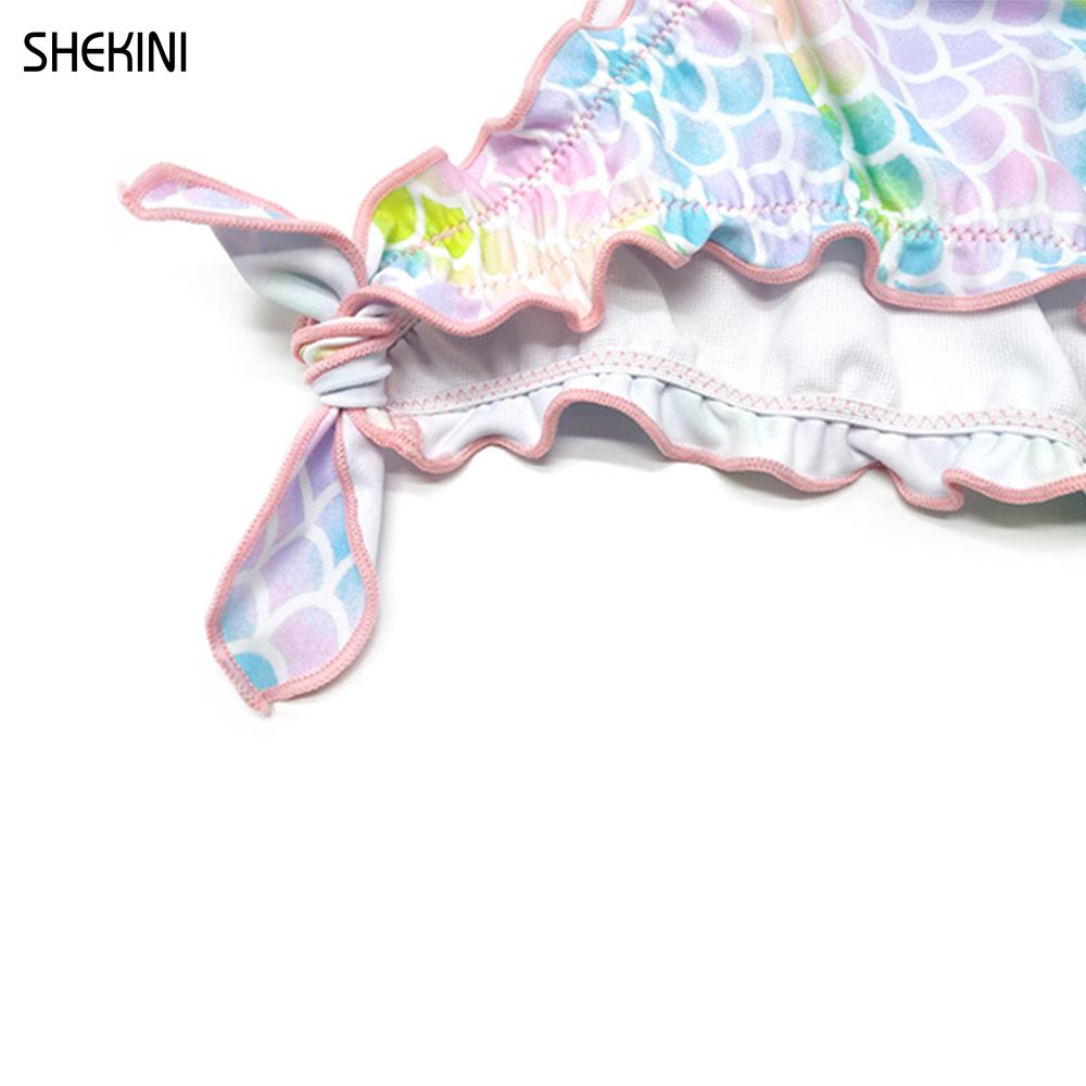 SHEKINI Girls Halter Triangle Bikini Ruffled Trim ... – Grandado