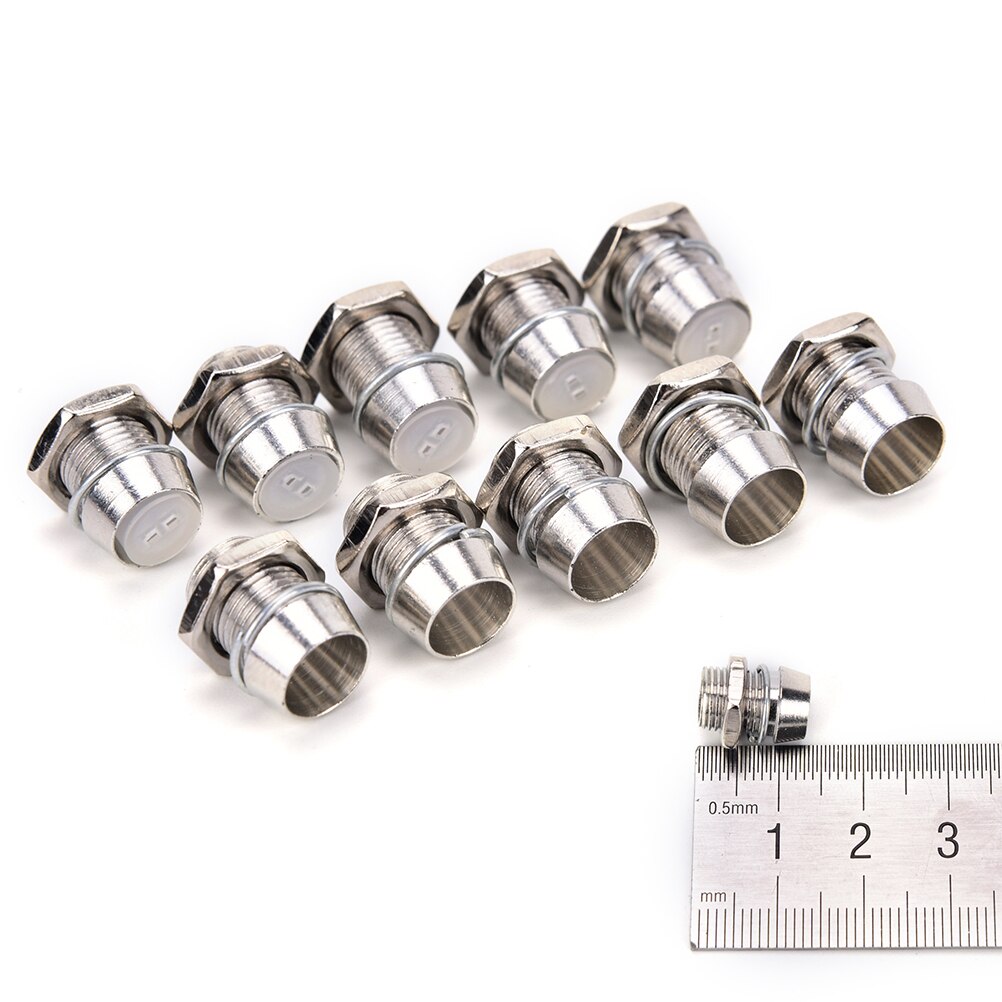 10/20pcs Copper Metal 5mm Light Emitting Diode LED... – Vicedeal