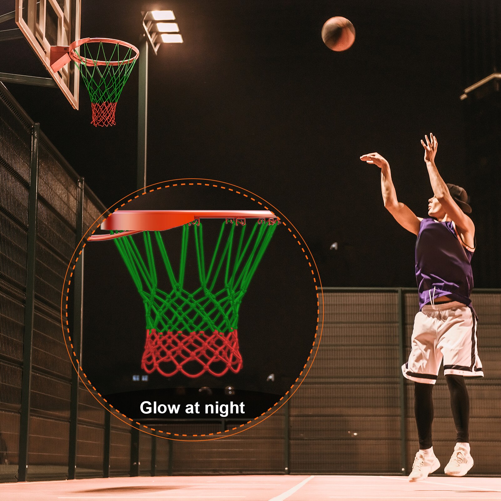 Holographic Glowing Basketball Reflective Luminous... – Vicedeal
