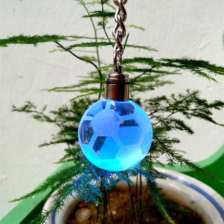 Basketball Football Keychain Ball Crystal Key Ring... – Vicedeal