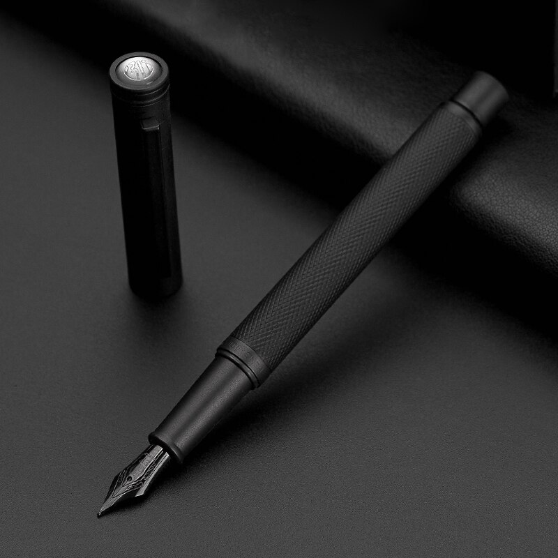 Retro Black White Cover Fountain Pen Metal Pens Fo... – Grandado
