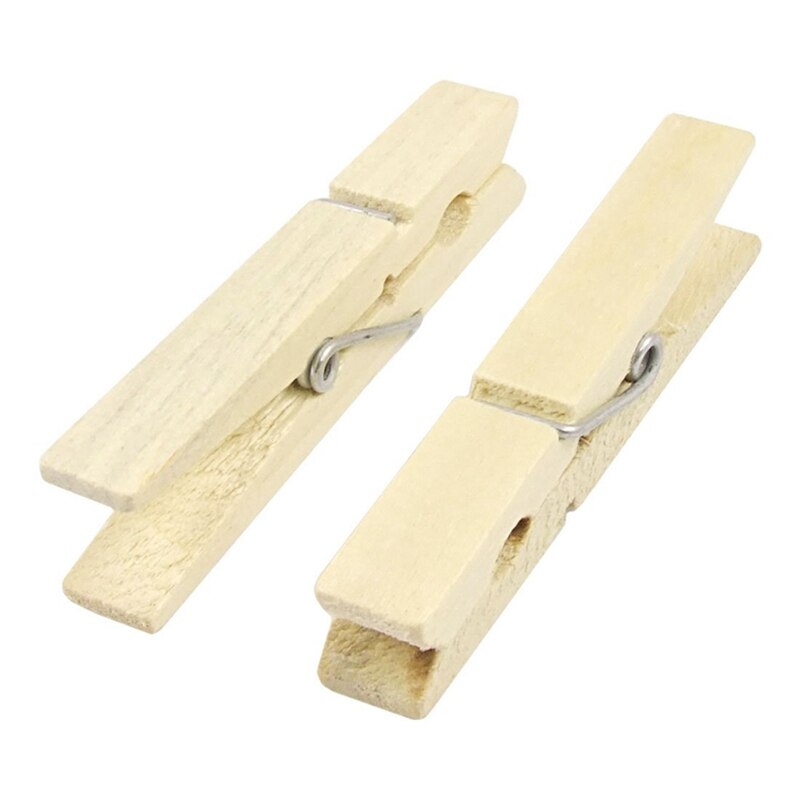Wooden Clothes Pins Pegs Hanging Clips 24 Pcs – Grandado
