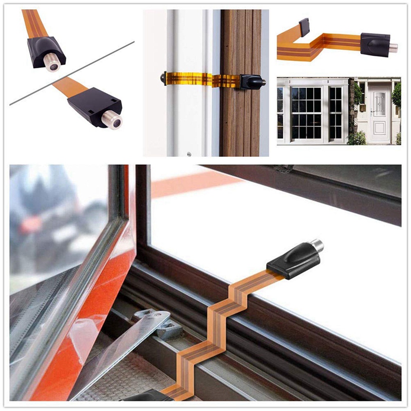 Ghost Flat Wire, RG6 Extreme Slim Coaxial Cable Fl... – Vicedeal