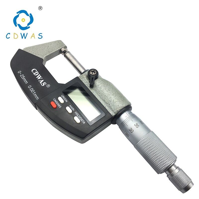 Single Round Head Digital Outside Micrometer 0-25m... – Vicedeal