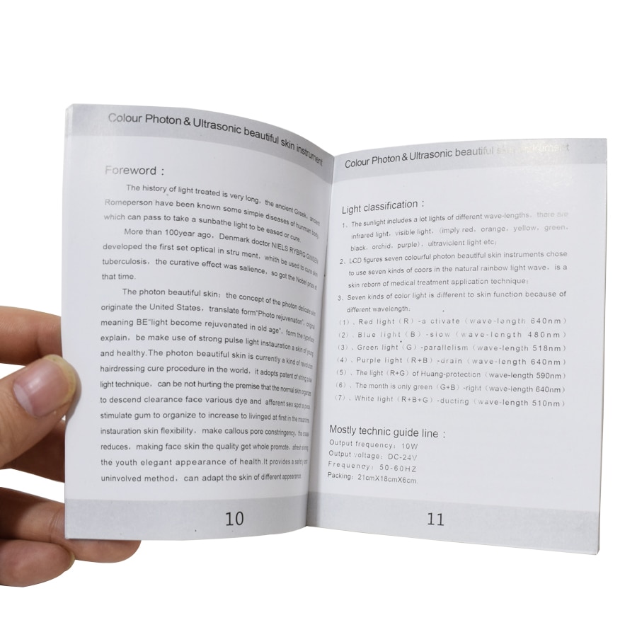 7 LED Phototherapy 3MHz Ultrasound vibration Photo... – Vicedeal