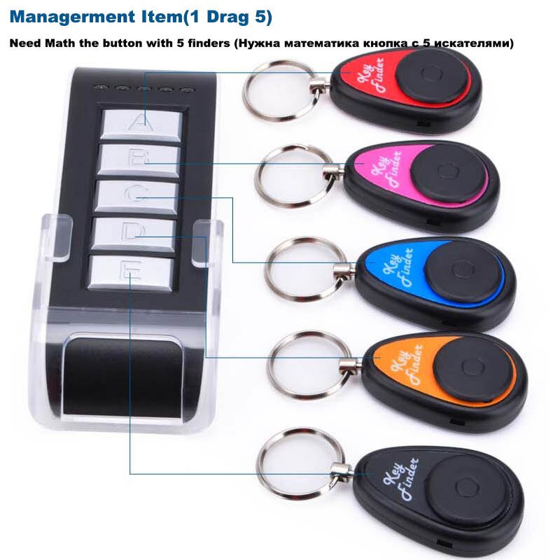 Smart Finder Tag Tracker 1 Remote Controller 5 Rec... – Grandado
