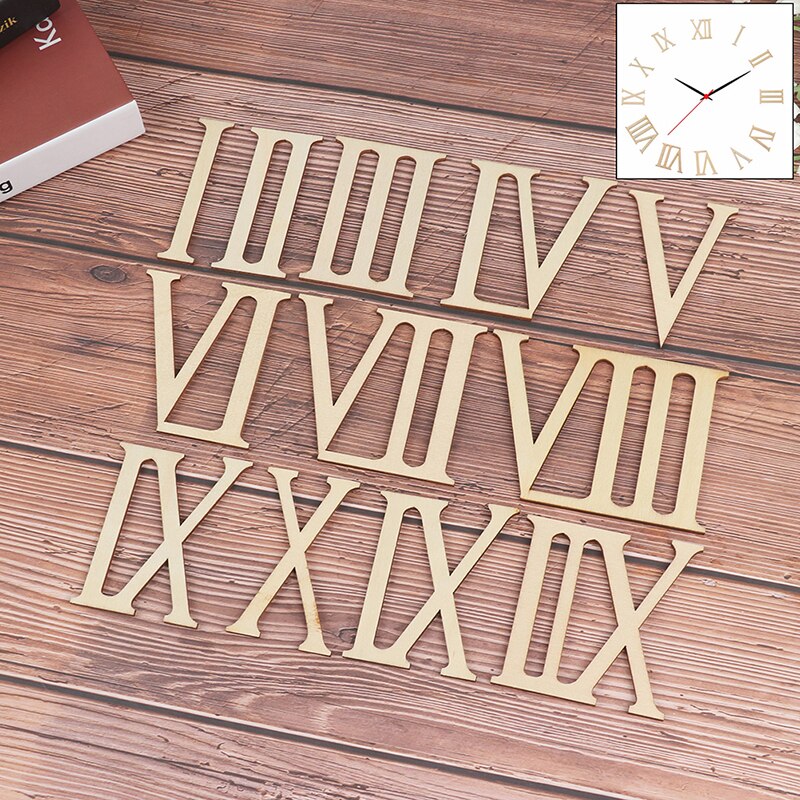 Roman Numerals Digital Clock Accessories Quartz Mo... – Grandado
