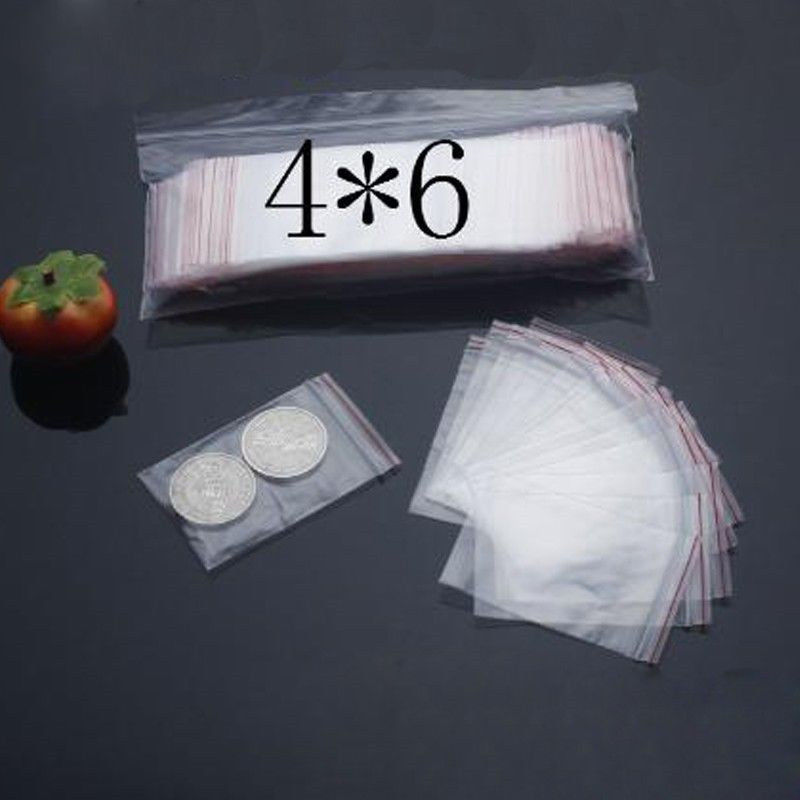 100Pcs Kleine Zip-Lock Plastic Zakken Hersluitbare... – Grandado