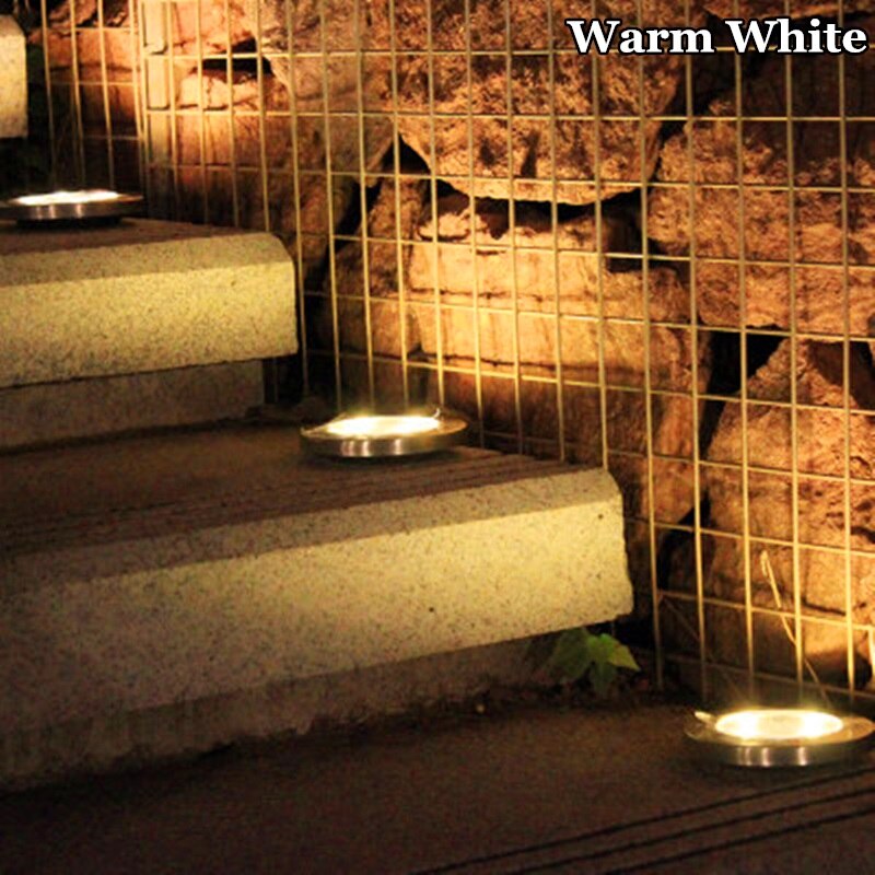 Solar jorden lys gulv lys terrasse belysning dæk l... – Grandado