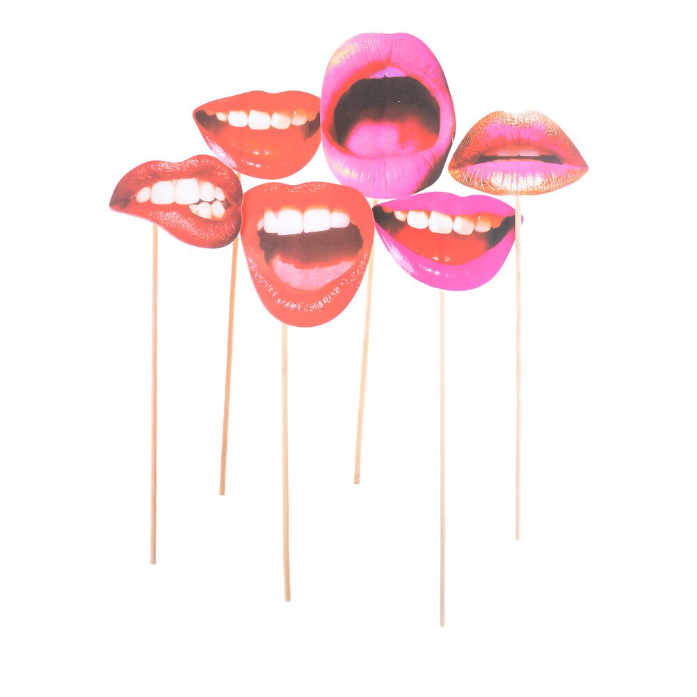 20Pcs/lot Funny Lip Mouth DIY Photo Props Booth On... – Grandado