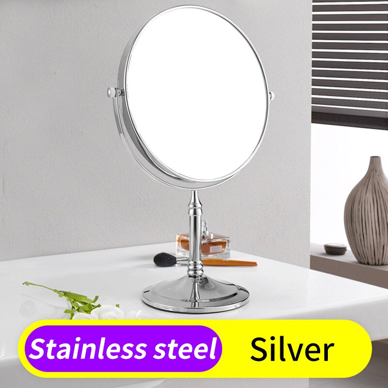 Makeup Mirror Stainless Steel Double Side Cosmetic... – Grandado