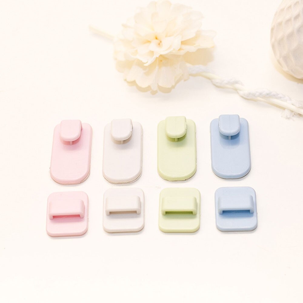 4 Stuks Sterke Plastic Haken Sticky Set Tv Aircond... – Vicedeal