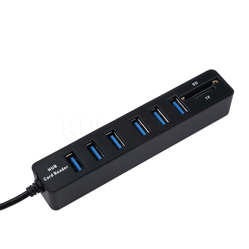 Kebidu usb hub 3/6 port expander hub high speed mu... – Grandado